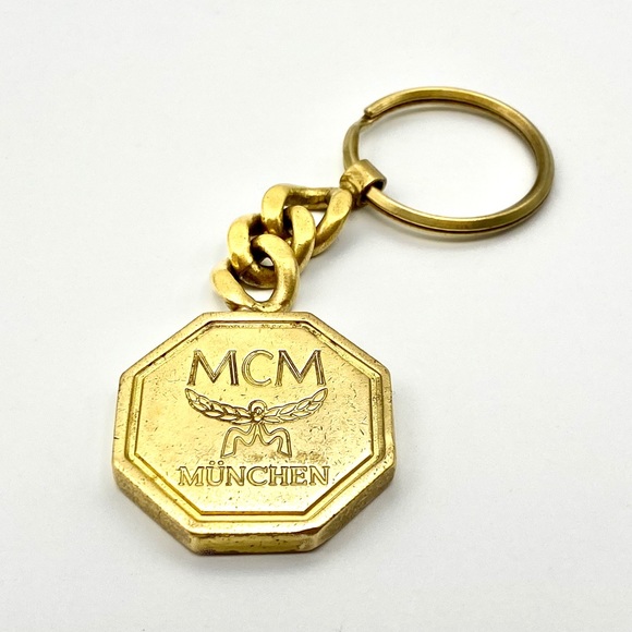 MCM | Accessories | Rare Mcm Vintage Gold Keychain | Poshmark